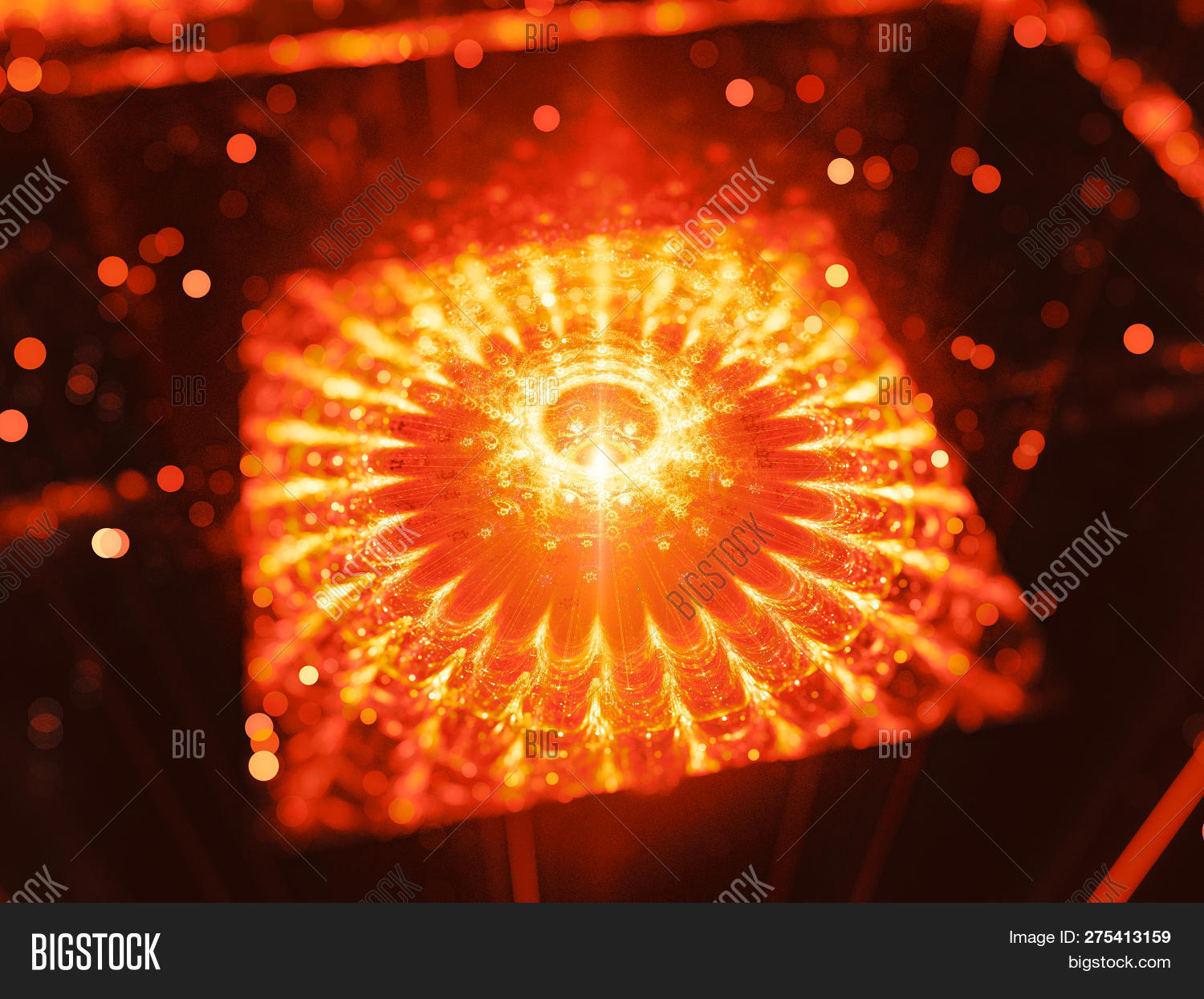 Fiery Glowing Quantum Image & Photo (Free Trial) | Bigstock