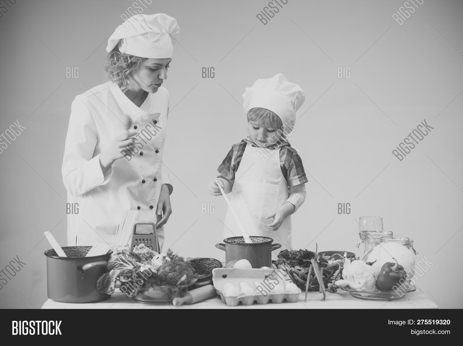 Mother Teaches Son Image & Photo (Free Trial) | Bigstock