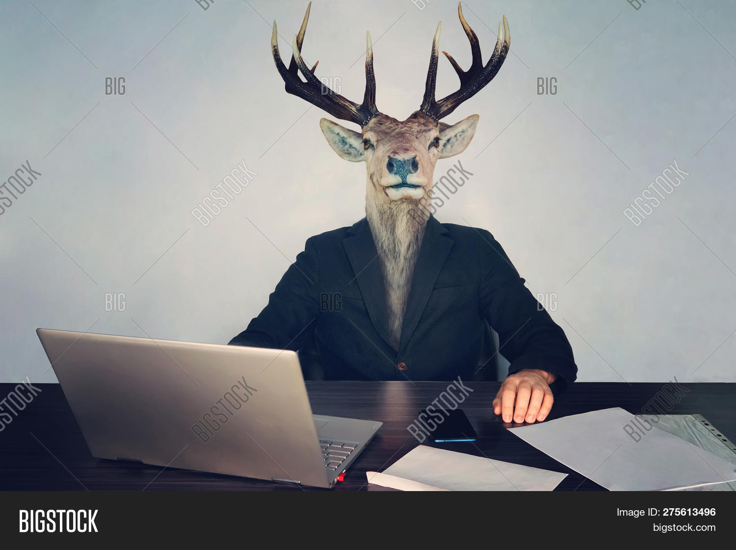 Male Business Man Deer Image & Photo (Free Trial) | Bigstock