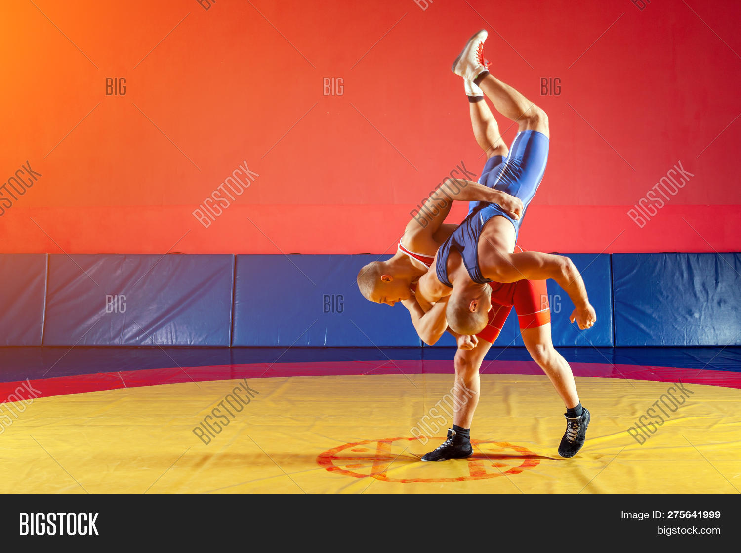 Two Strong Wrestlers Image & Photo (Free Trial) | Bigstock