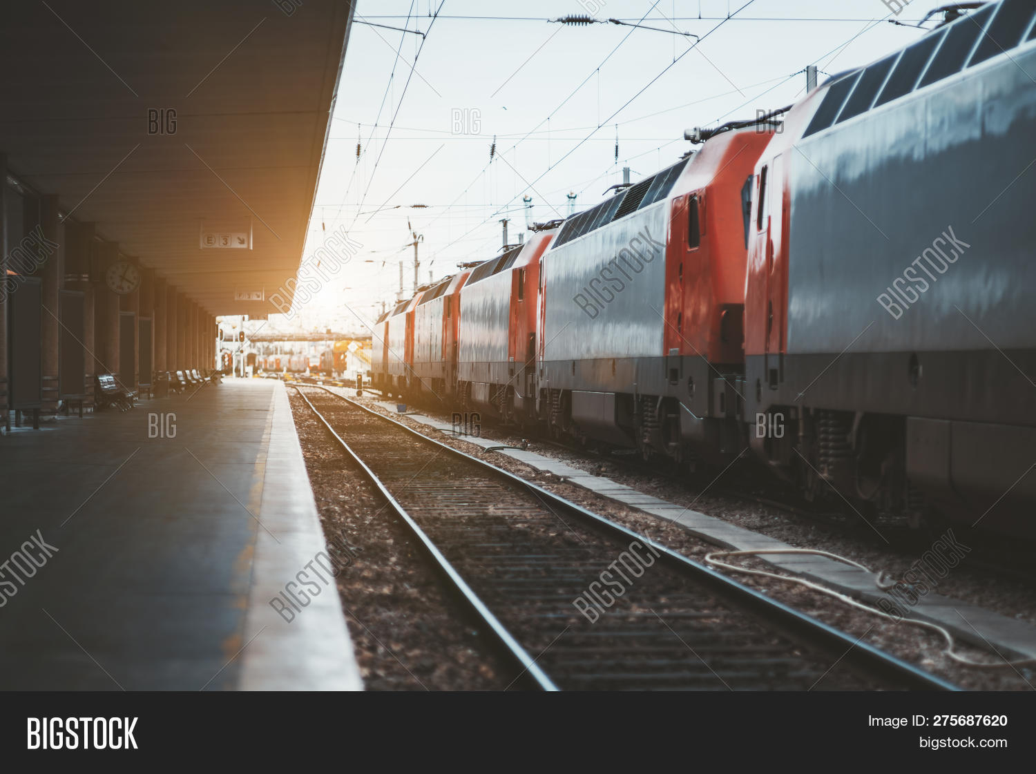 Railroad Platform One Image & Photo (Free Trial) | Bigstock