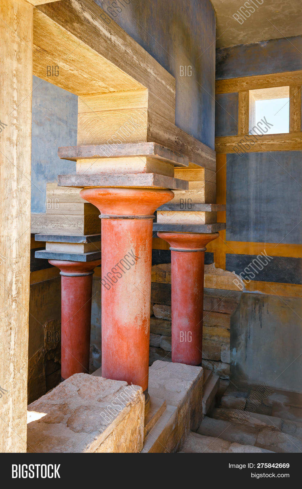 Interior Minoan Palace Image & Photo (Free Trial) | Bigstock