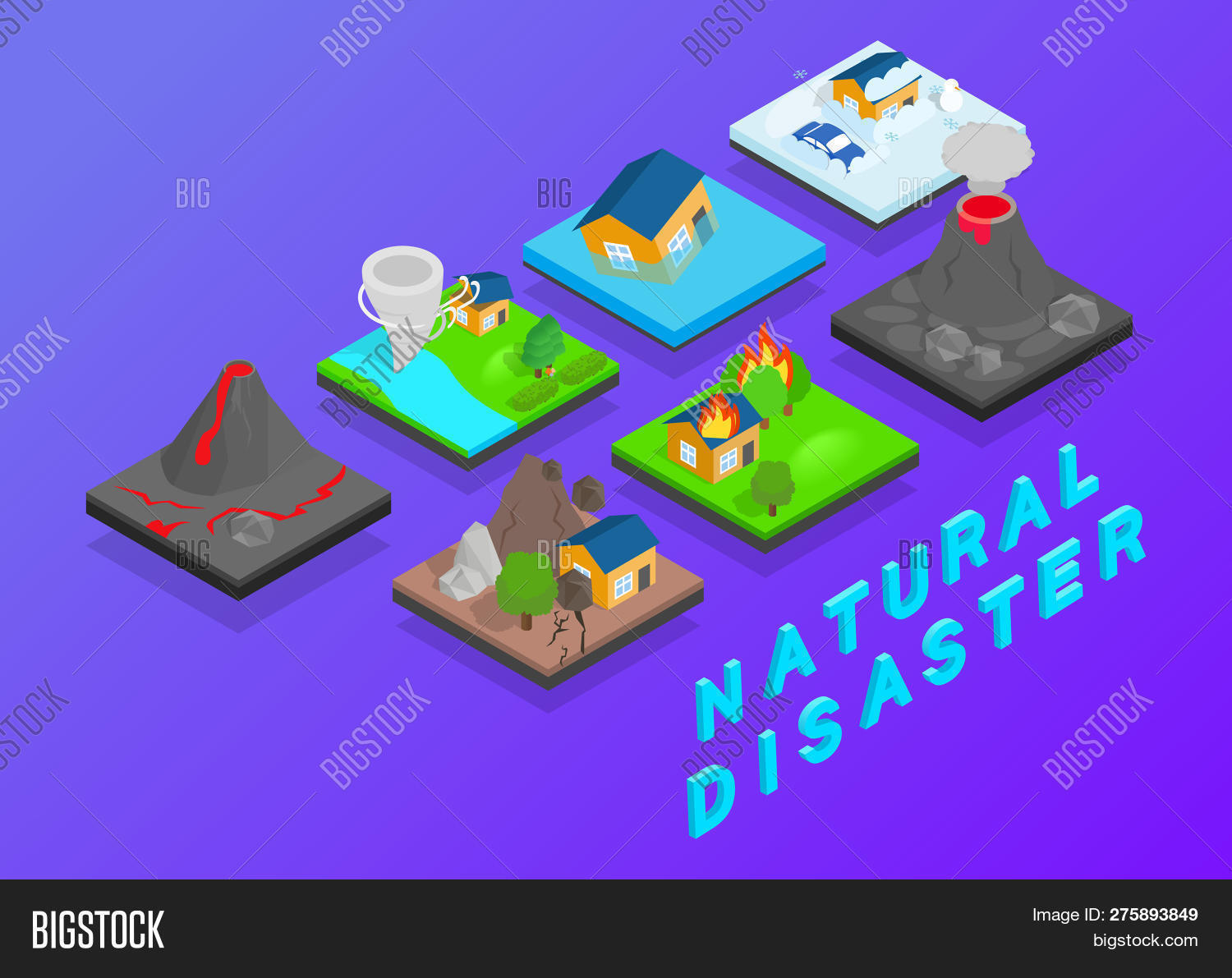 Natural Disaster Clip Image & Photo (Free Trial) | Bigstock
