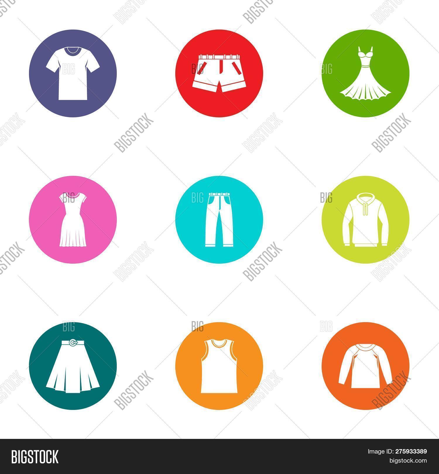 Leather Apparel Icons Image & Photo (Free Trial) | Bigstock