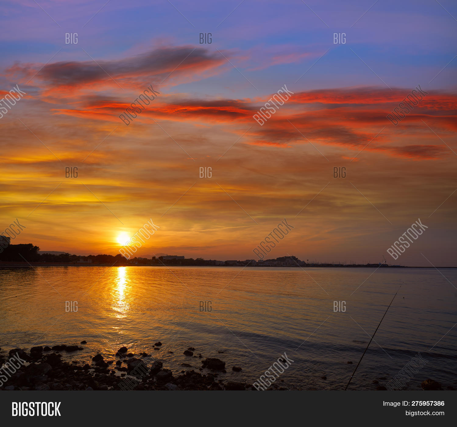 Denia Sunset Las Rotas Image & Photo (Free Trial) | Bigstock