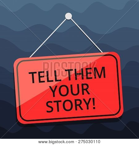 Tell Your Story Images, Illustrations & Vectors (Free) - Bigstock