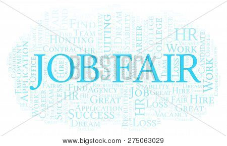 Job Fair Word Cloud. Image & Photo (Free Trial) | Bigstock