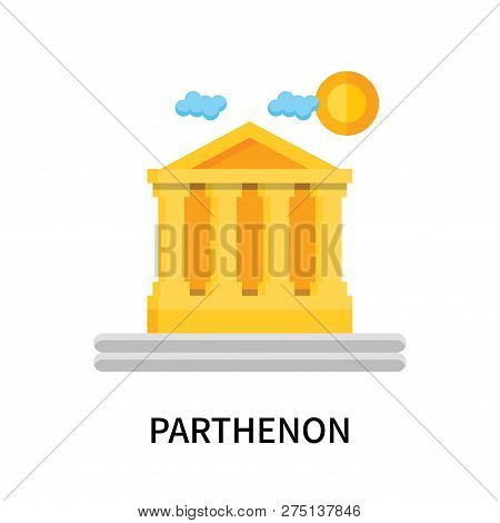 Parthenon Icon Vector & Photo (Free Trial) | Bigstock