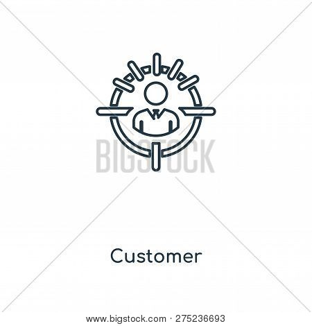 Customer Icon Trendy Vector & Photo (Free Trial) | Bigstock