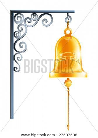 Retro Bell Bracket Vector & Photo (Free Trial) | Bigstock