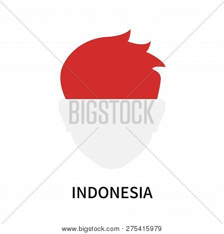 Indonesia Icon Vector & Photo (Free Trial) | Bigstock