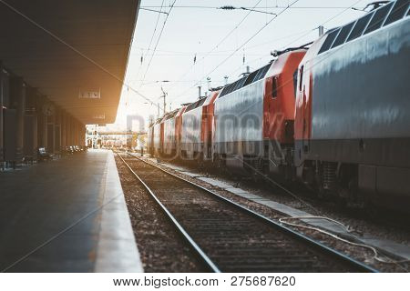 Railroad Platform One Image & Photo (Free Trial) | Bigstock