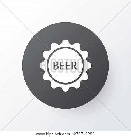 Beer Lid Icon Symbol Vector & Photo (Free Trial) | Bigstock