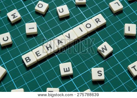 Behavior Word Made Image & Photo (Free Trial) | Bigstock