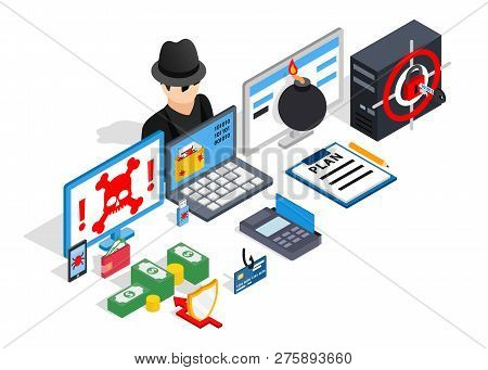 Hacking Clip Art. Image & Photo (Free Trial) | Bigstock