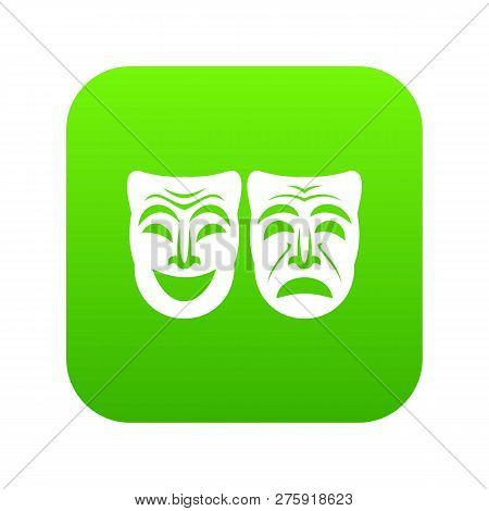 Happy Sad Mask Icon Image & Photo (Free Trial) | Bigstock