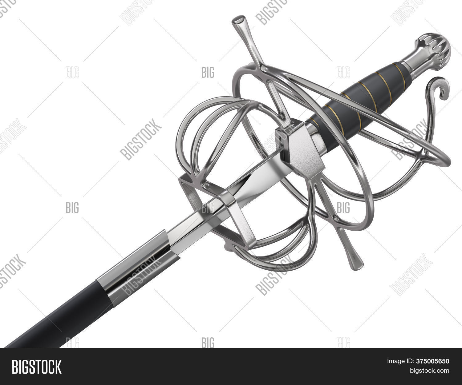 Medieval Fencing Sword Image & Photo (Free Trial) | Bigstock