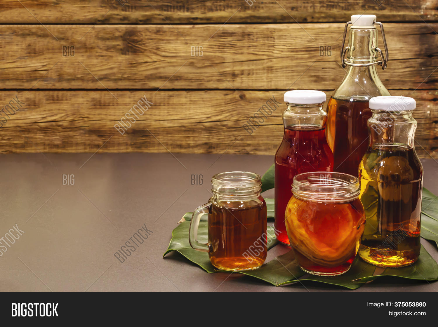 Kombucha Glass Bottles Image & Photo (Free Trial) | Bigstock