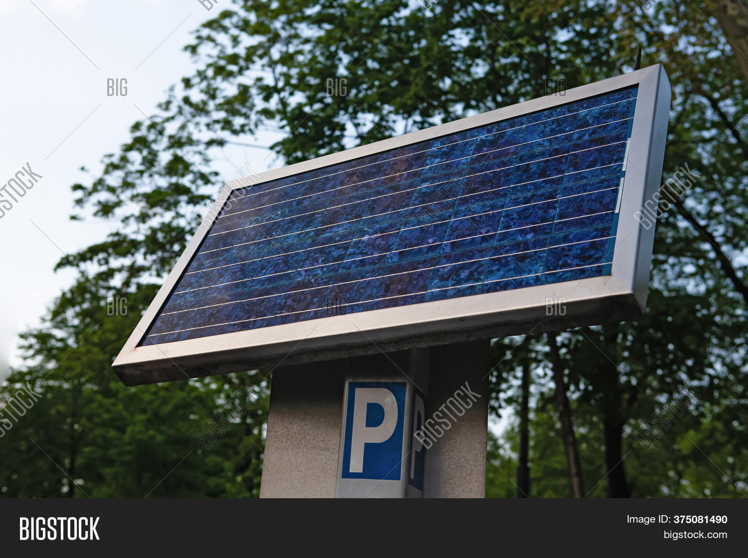 Solar Panel On City Image & Photo (Free Trial) | Bigstock