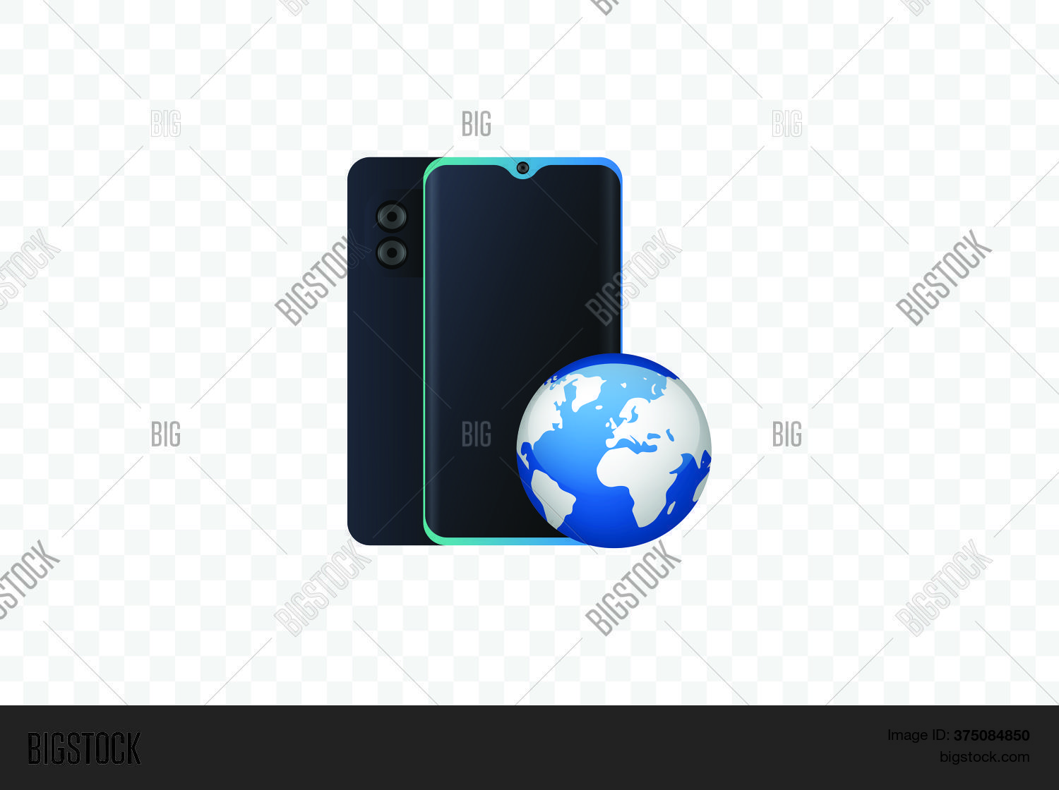 Realistic Phone Vector & Photo (Free Trial) | Bigstock