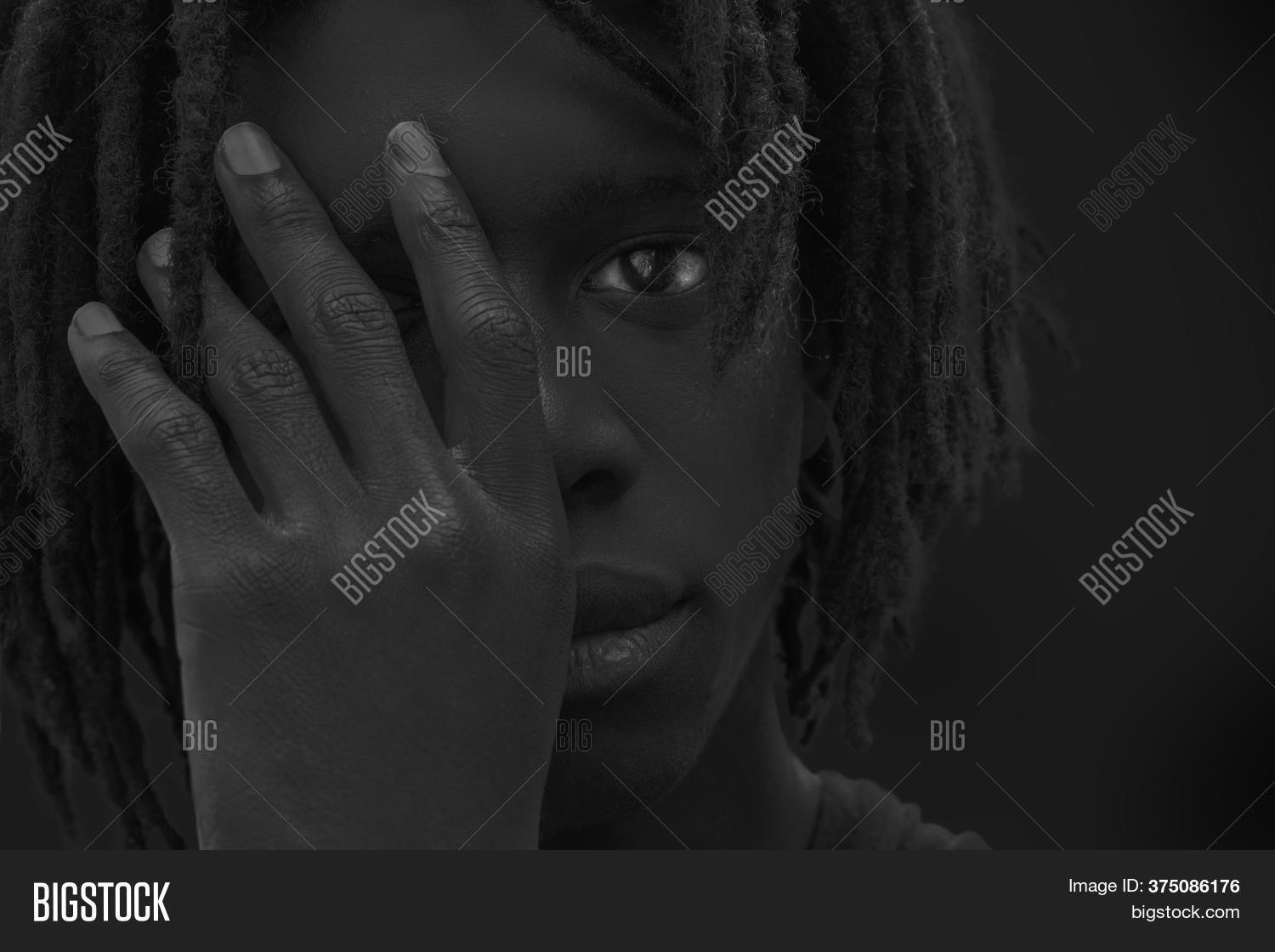 Portrait On Black Image & Photo (Free Trial) | Bigstock