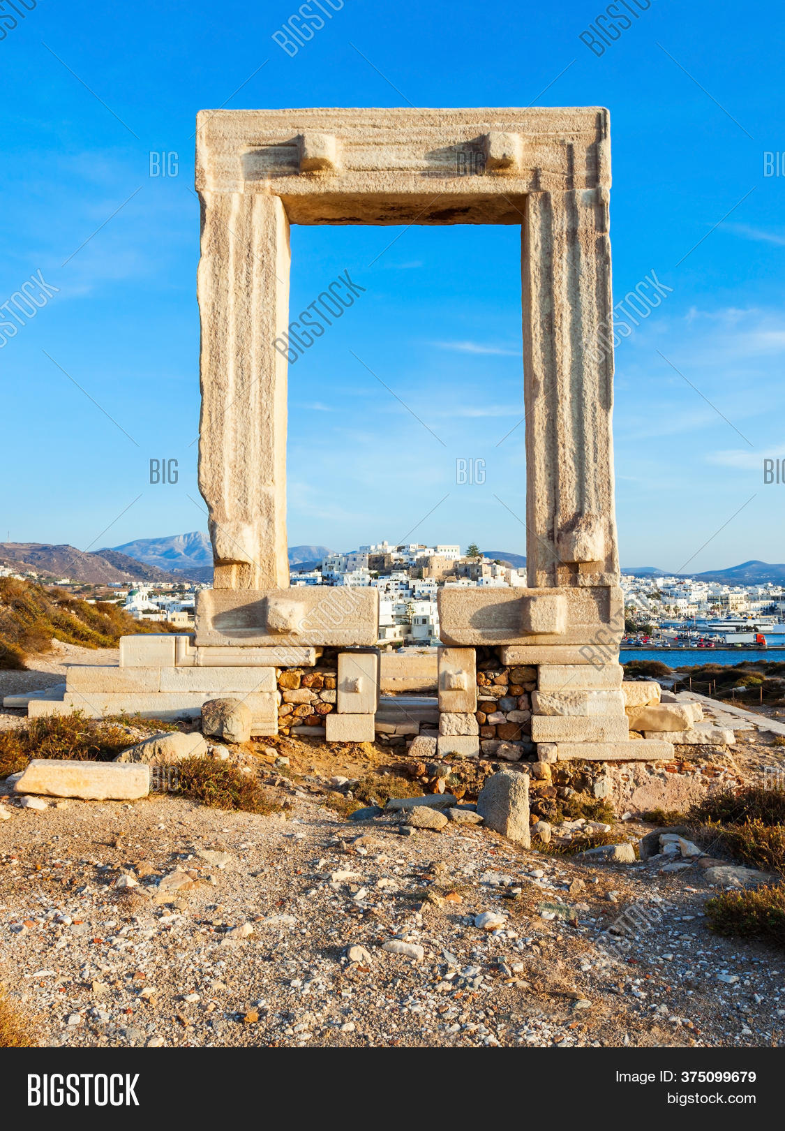 Naxos Portara Apollo Image & Photo (Free Trial) | Bigstock