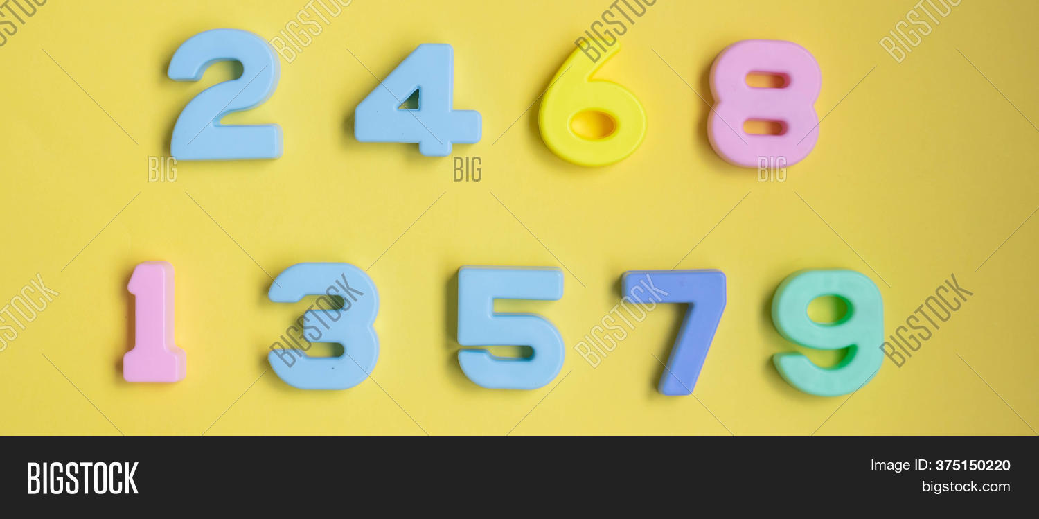 Multi-colored Numbers Image & Photo (Free Trial) | Bigstock