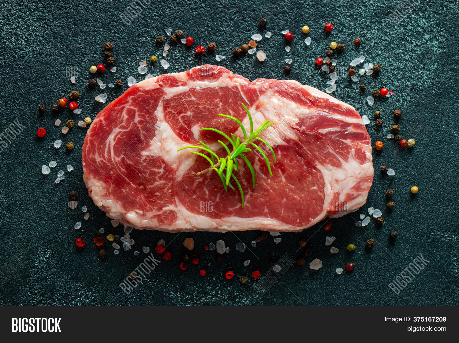 Raw Fresh Meat Ribeye Image & Photo (Free Trial) | Bigstock