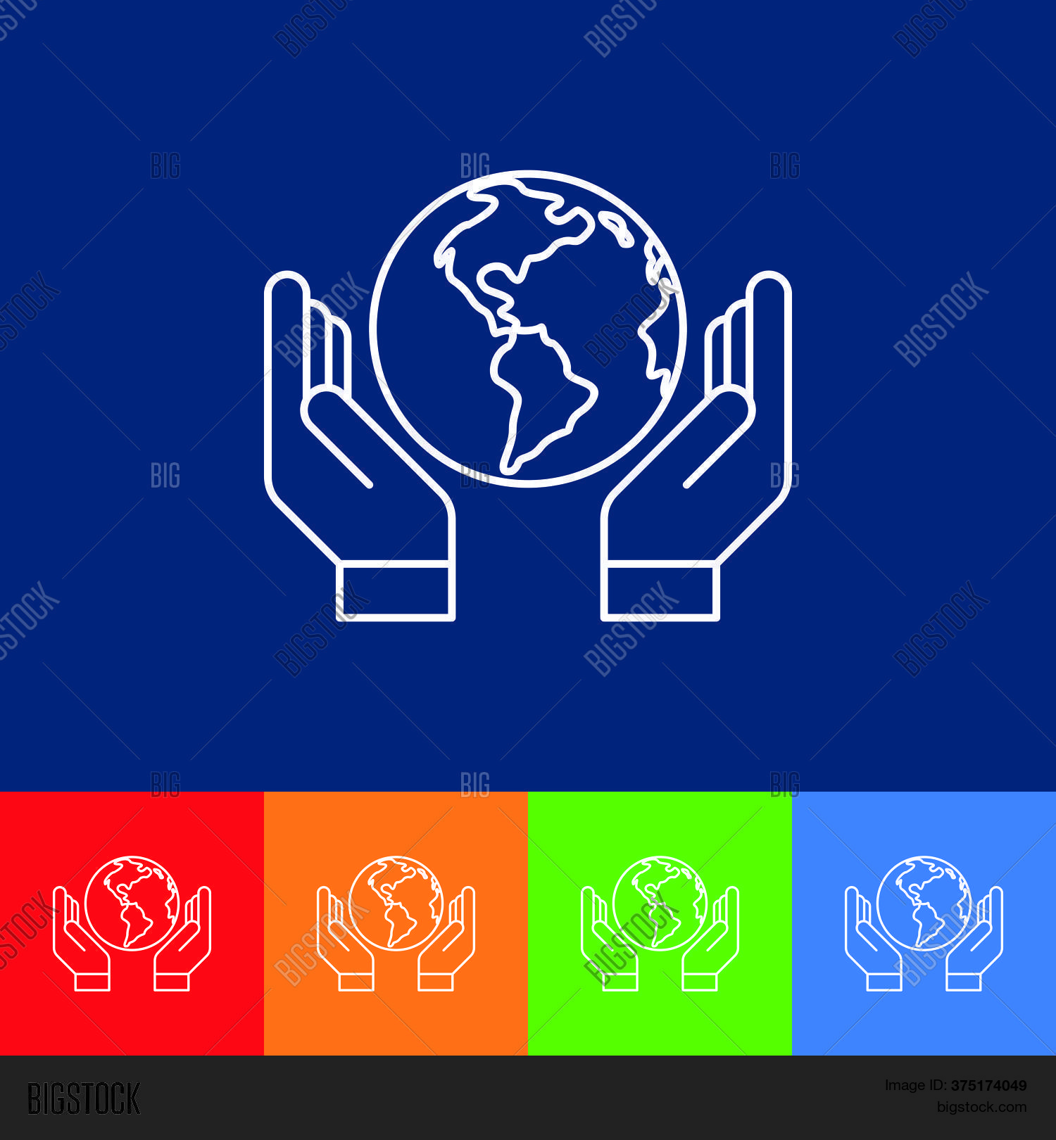Hands Lifting World Vector & Photo (Free Trial) | Bigstock