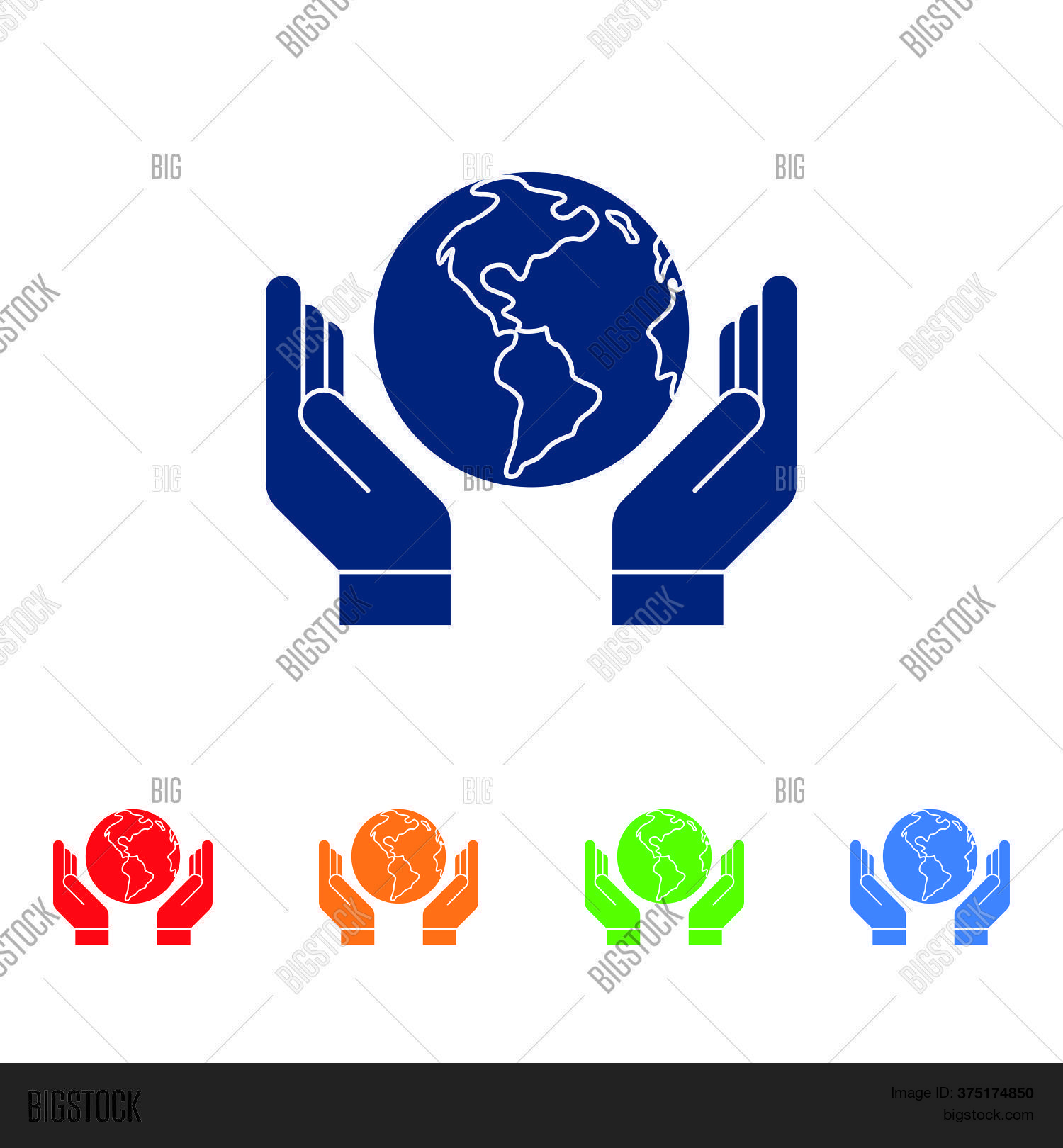 Hands Lifting World Vector & Photo (Free Trial) | Bigstock