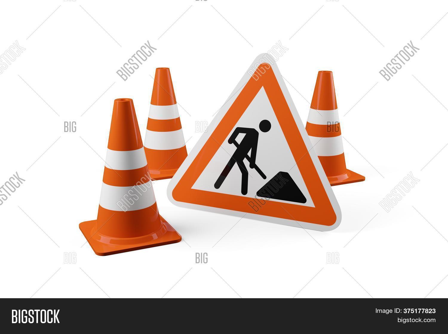 Three Orange Traffic Image & Photo (Free Trial) | Bigstock