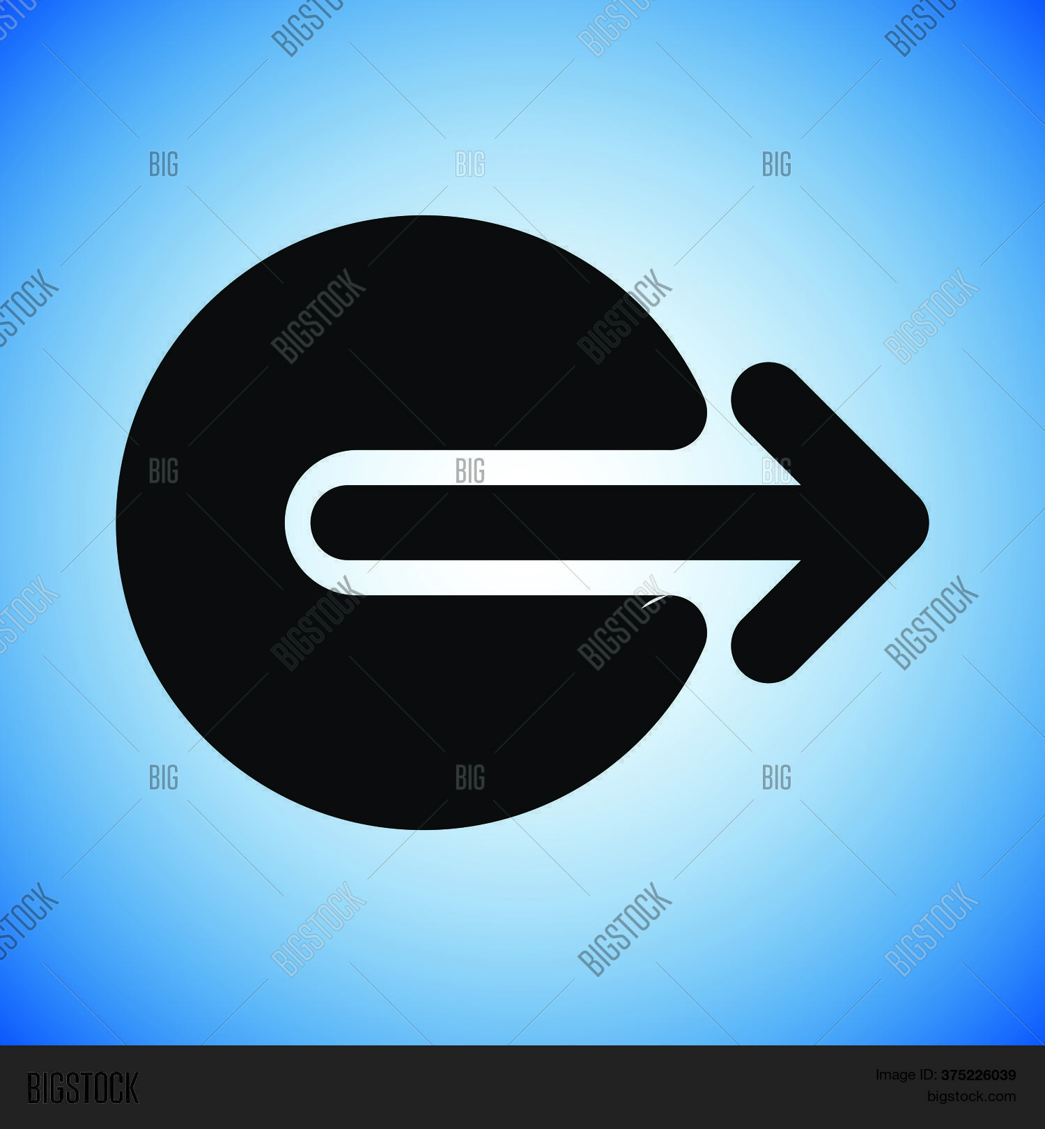 Arrow Icon Navigation Vector & Photo (Free Trial) | Bigstock
