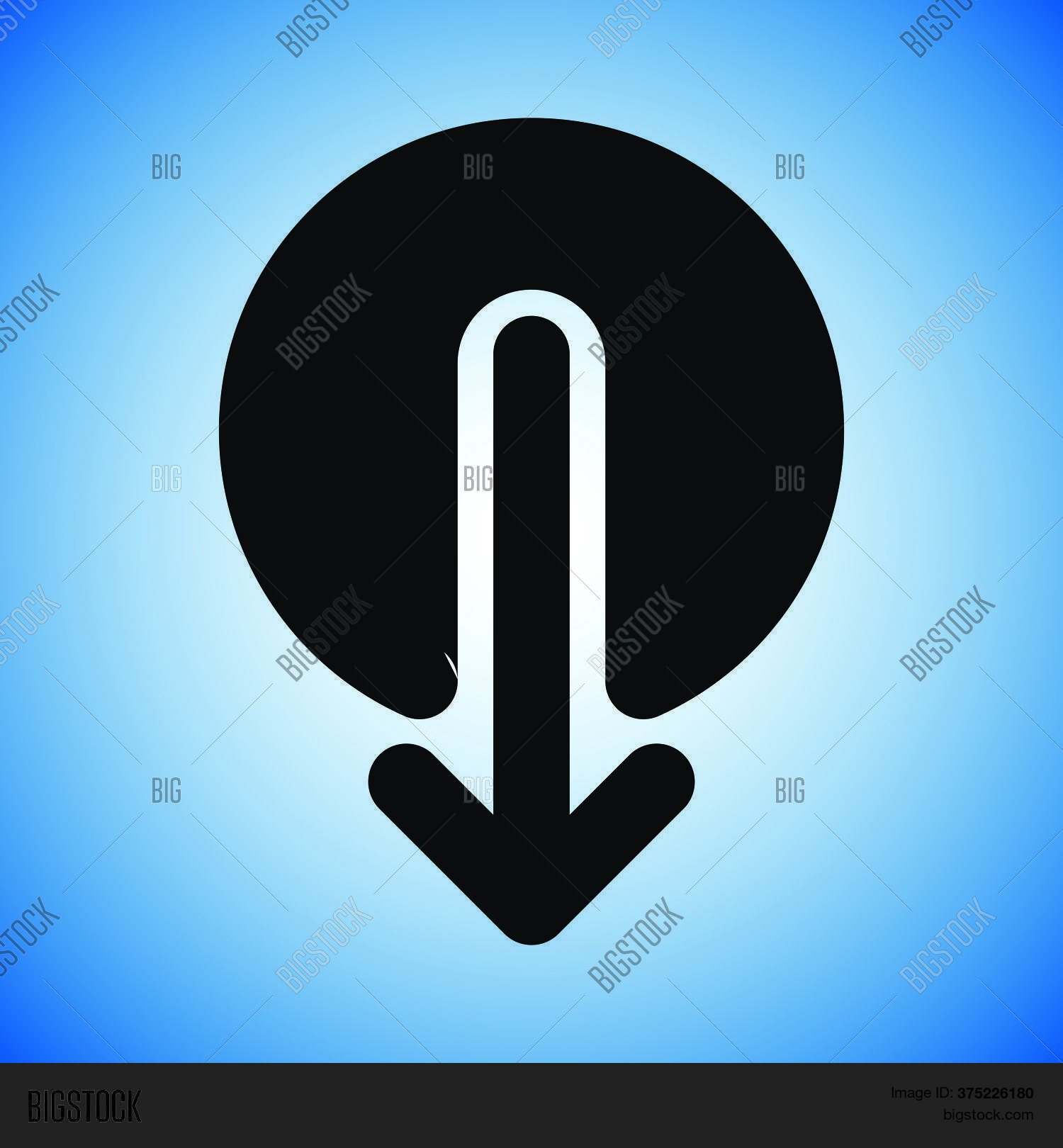 Arrow Icon Navigation Vector & Photo (Free Trial) | Bigstock