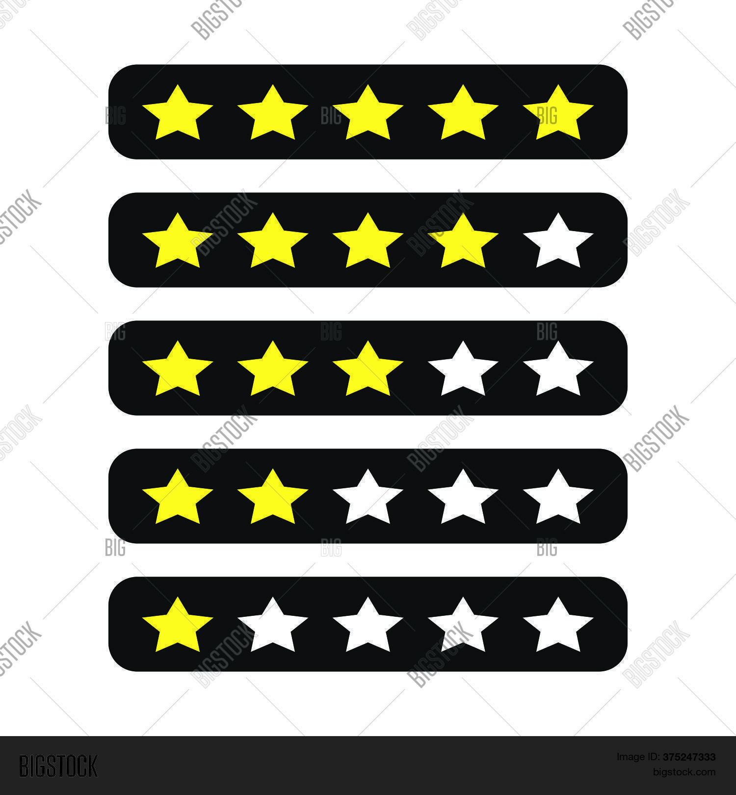 Customer Five Star Vector & Photo (Free Trial) | Bigstock