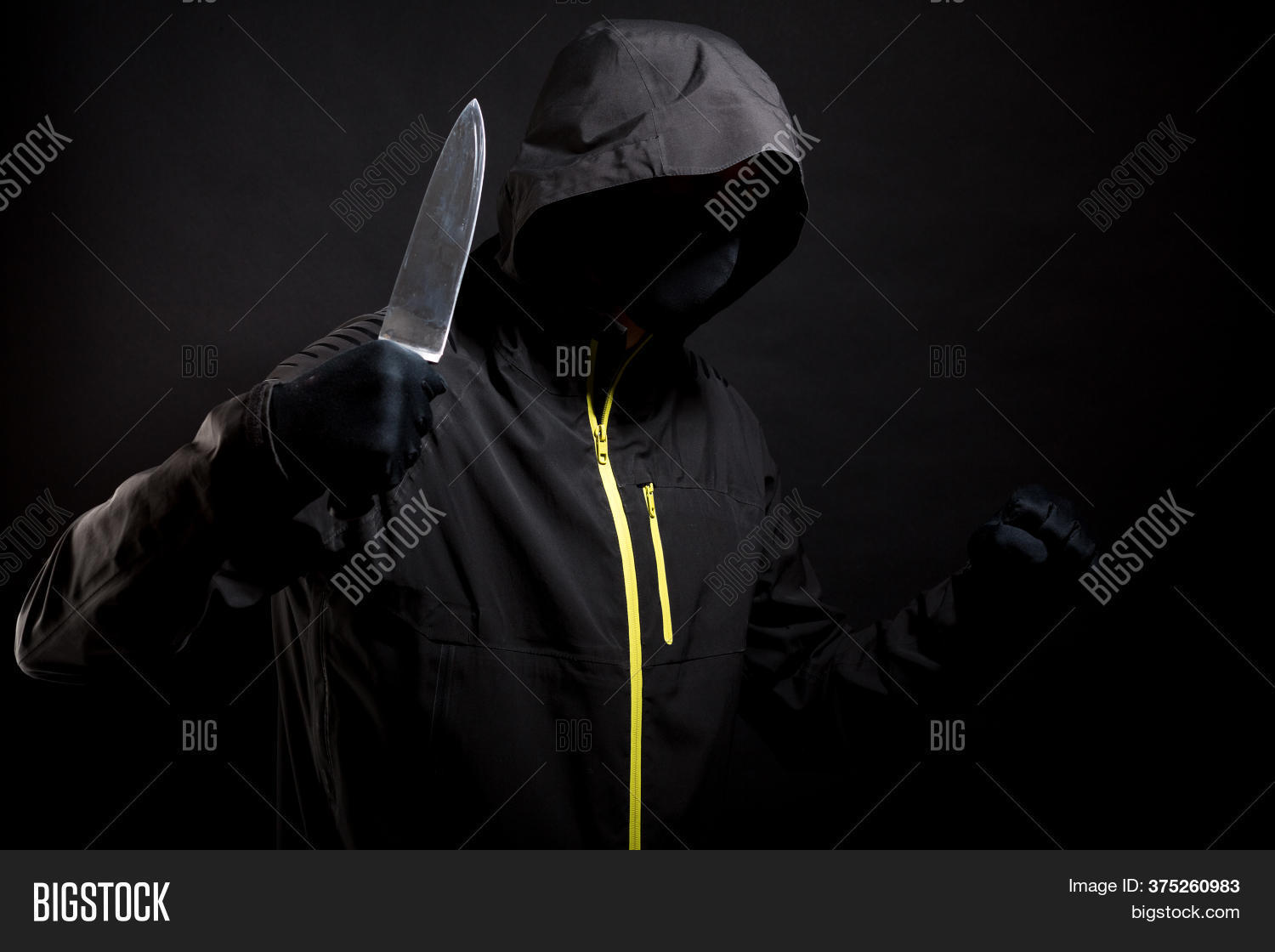 Killer Black Holds Image & Photo (Free Trial) | Bigstock