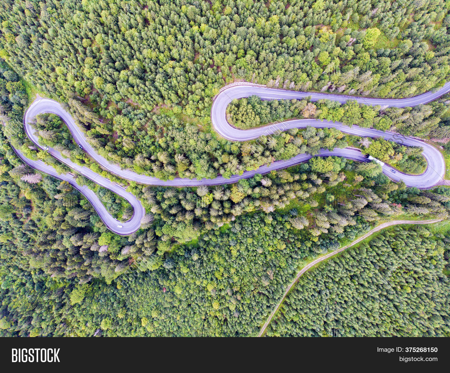 Above View Winding Image & Photo (Free Trial) | Bigstock