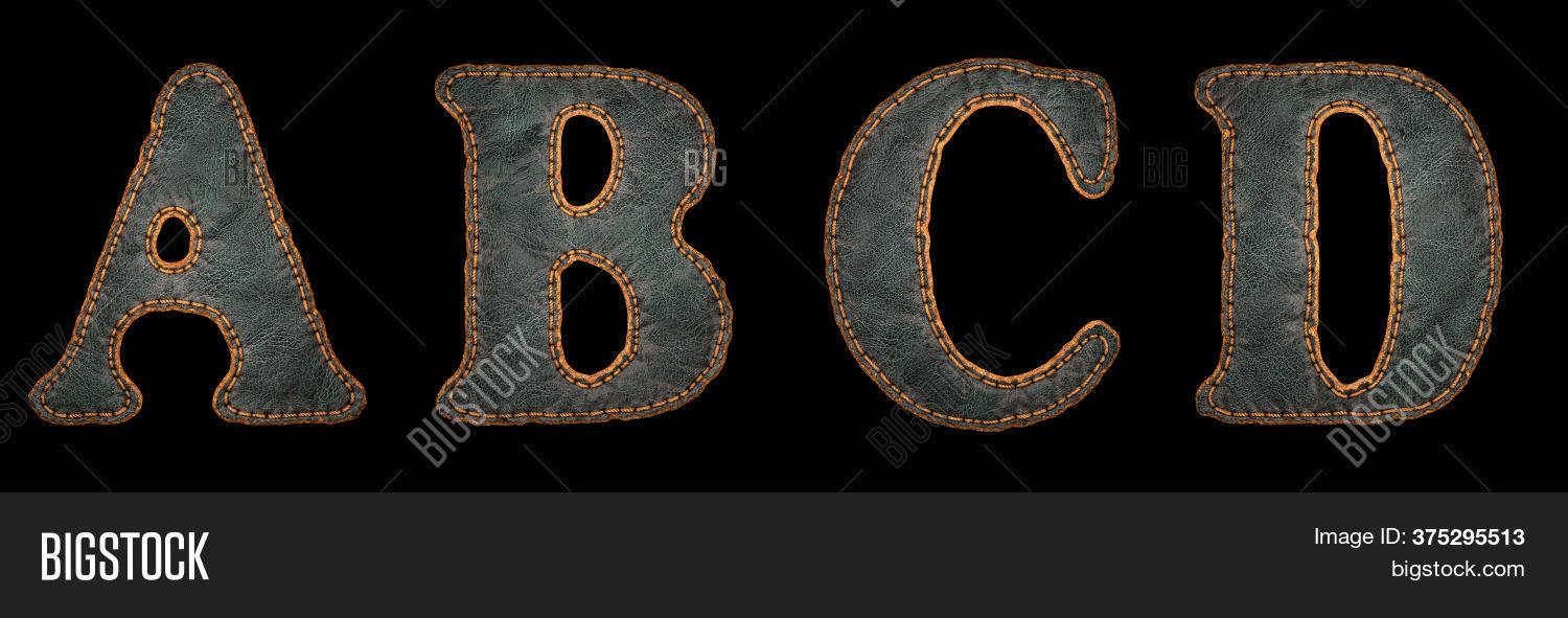 Set Leather Letters , Image & Photo (Free Trial) | Bigstock
