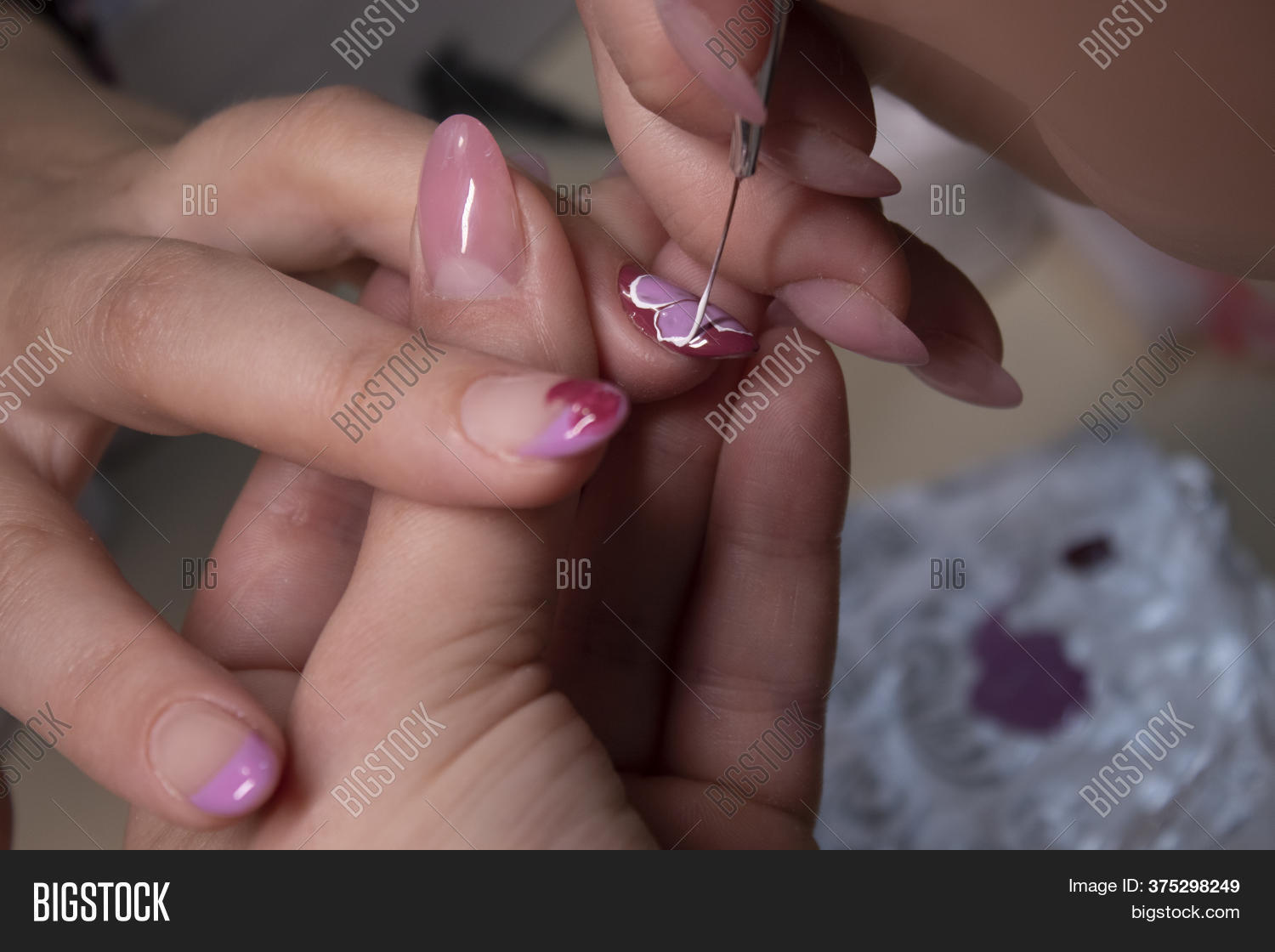 Process Doing Manicure Image & Photo (Free Trial) | Bigstock