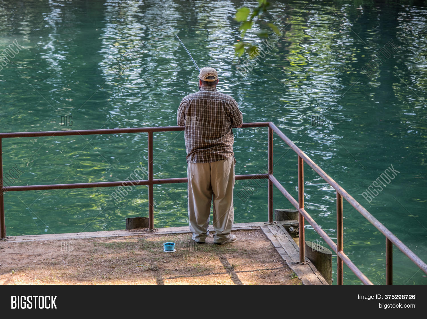Man Standing On Pier Image & Photo (Free Trial) | Bigstock