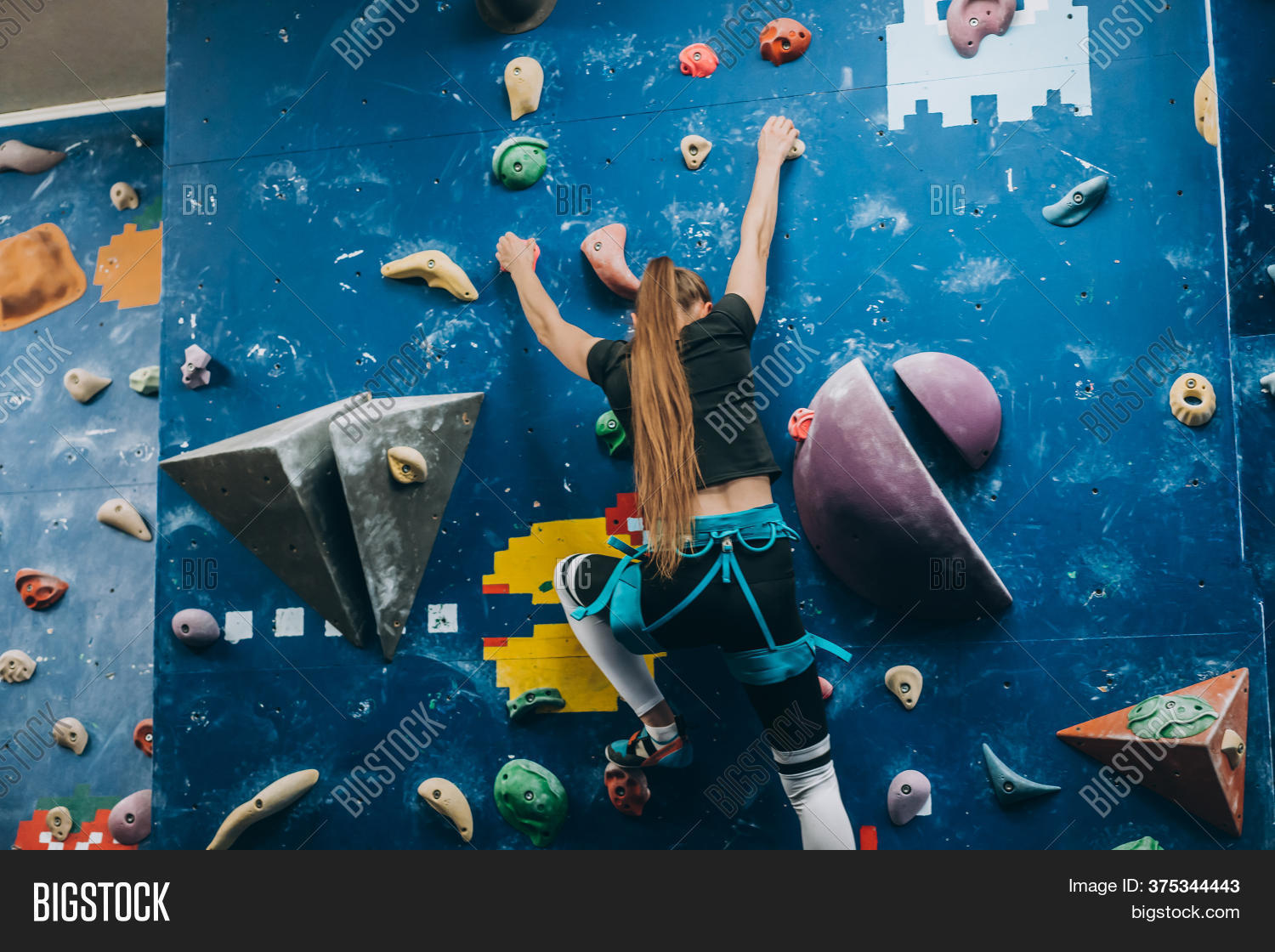 Young Woman Climbing Image & Photo (Free Trial) | Bigstock