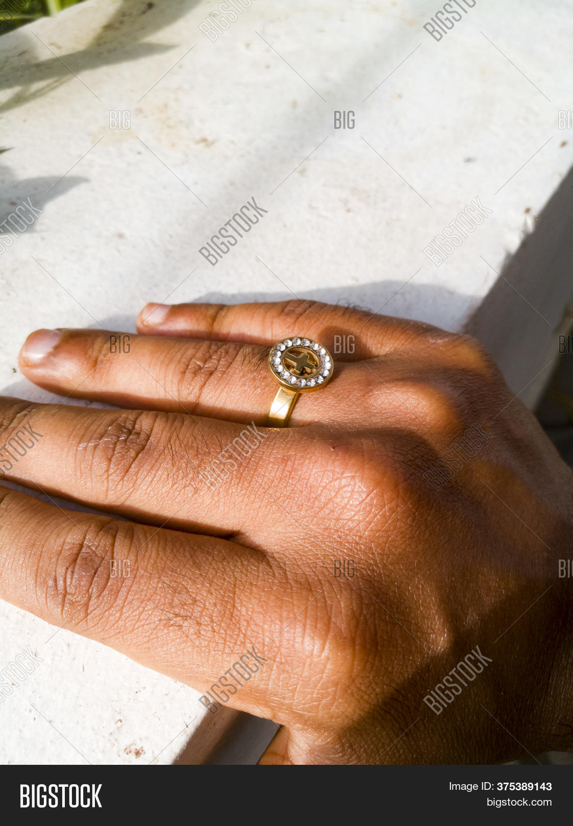 Golden Ring Weared On Image & Photo (Free Trial) | Bigstock