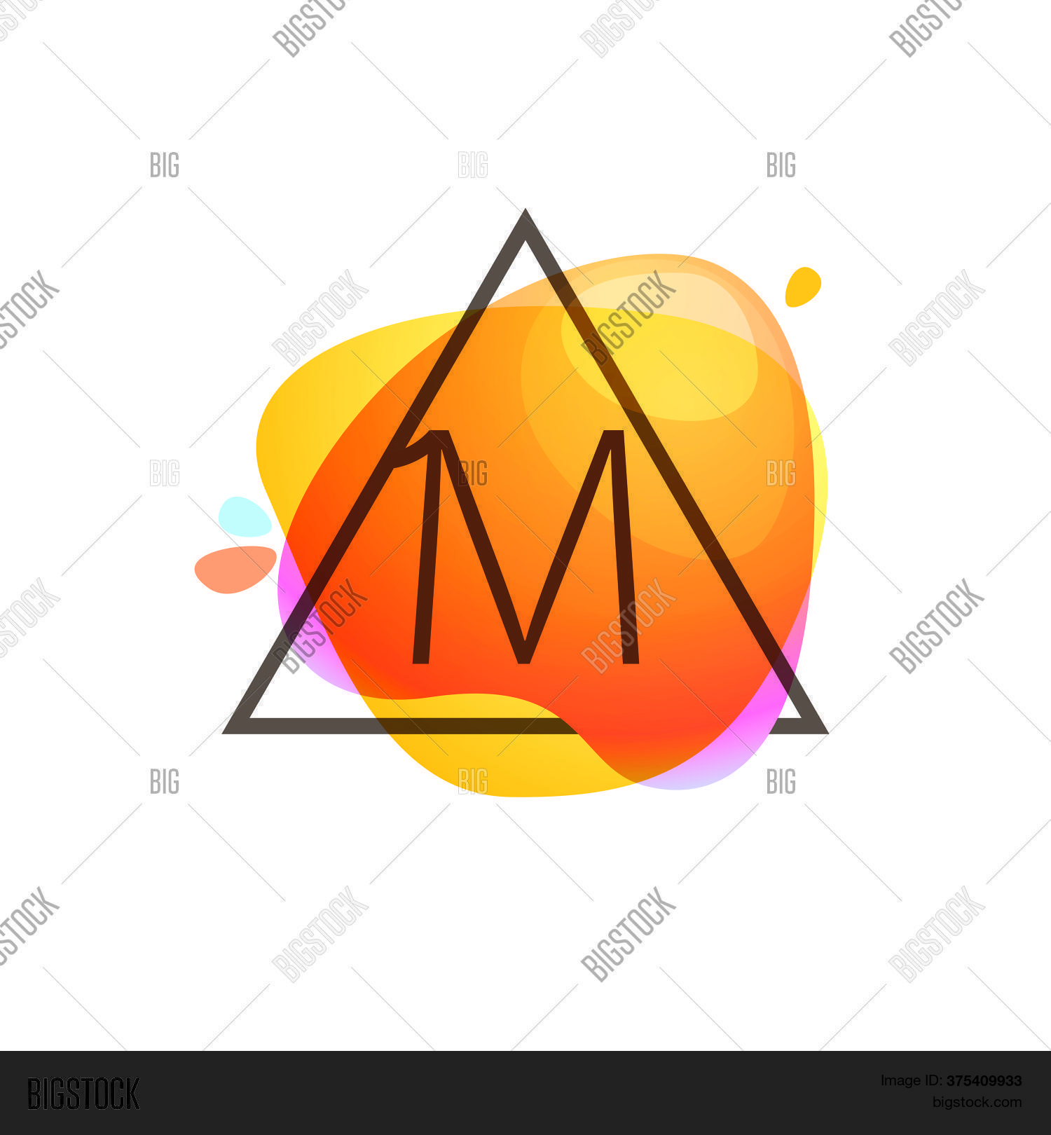 M Letter Logo Vector & Photo (Free Trial) | Bigstock