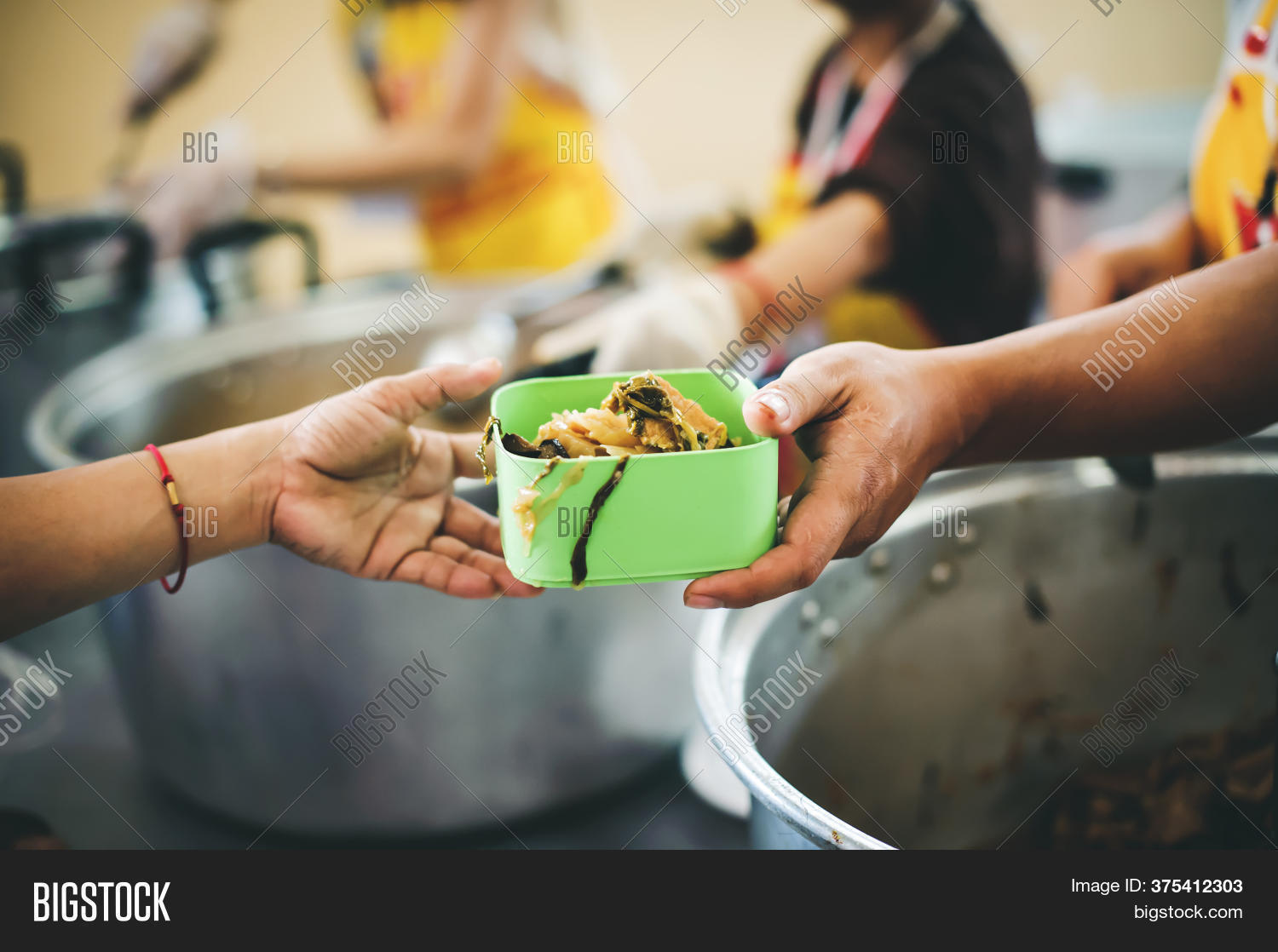 Giving Food Beggars Image & Photo (Free Trial) | Bigstock