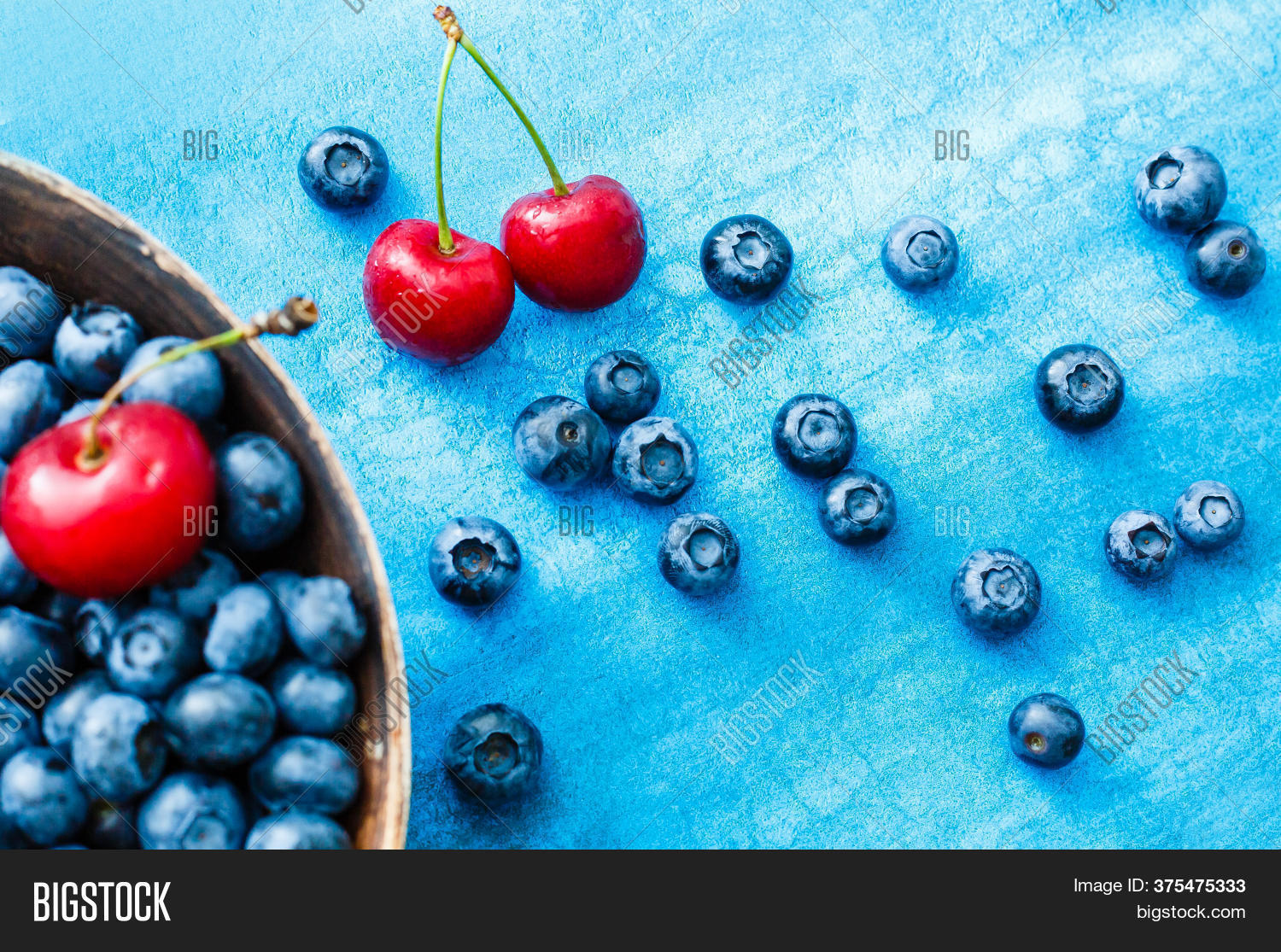 Blueberries On Image & Photo (Free Trial) | Bigstock
