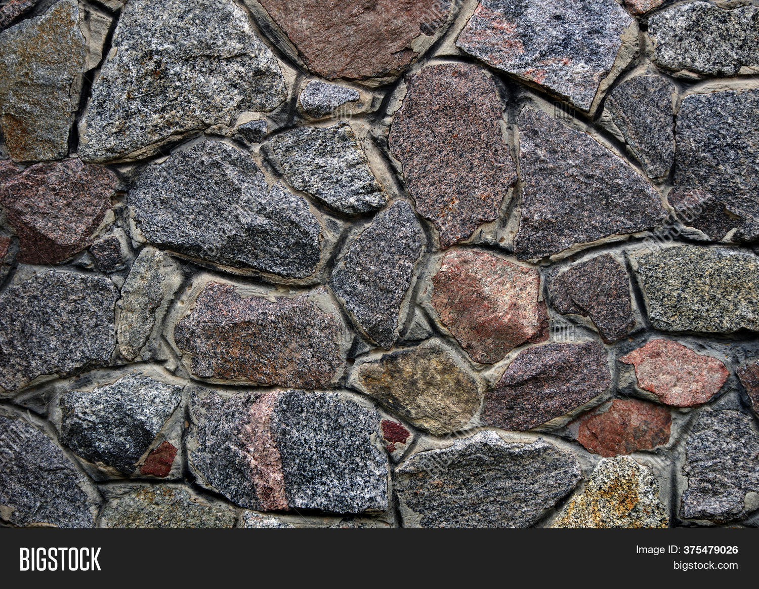 Wall Granite Blocks. Image & Photo (Free Trial) | Bigstock