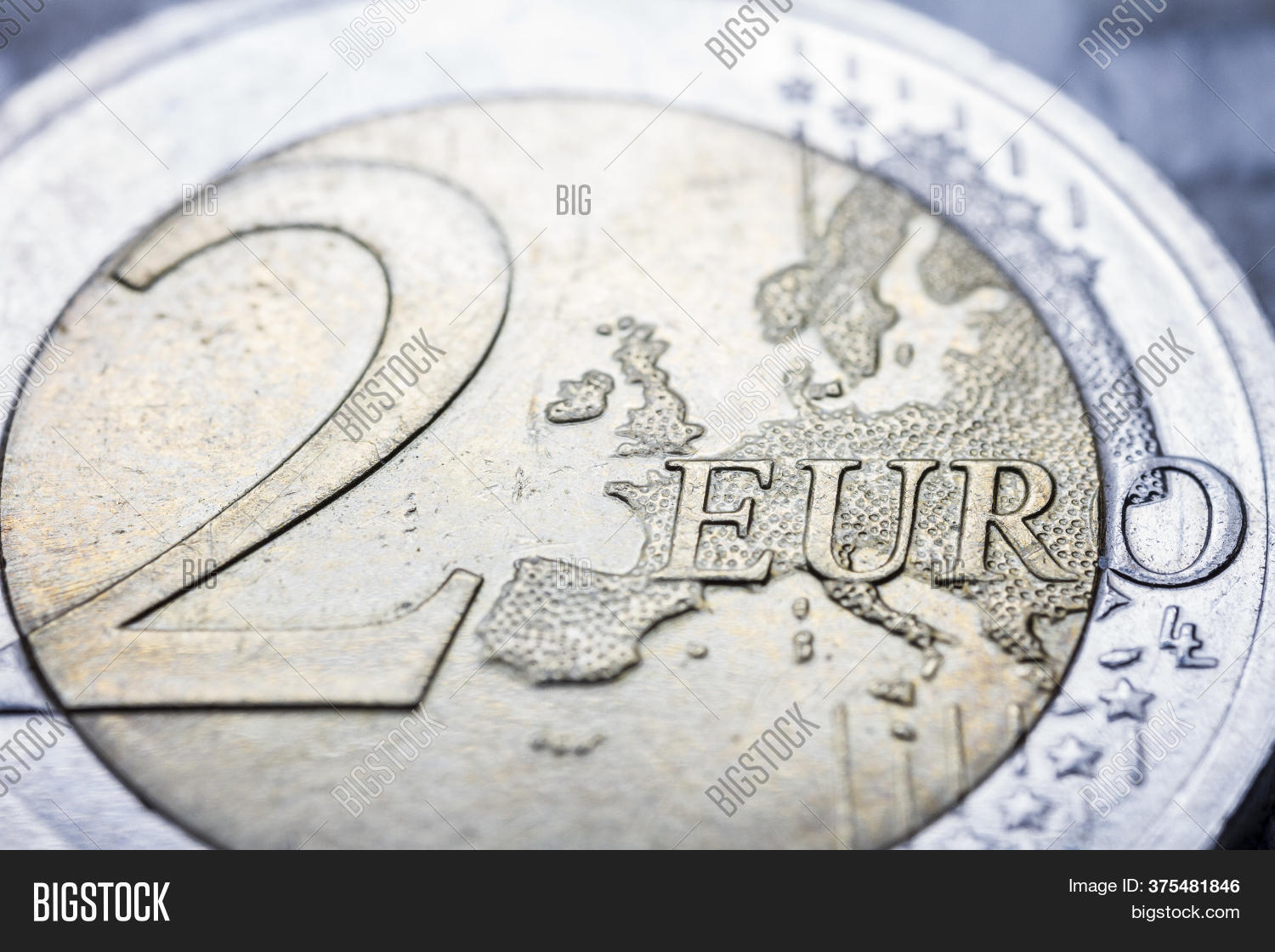 Two Euro Coin Macro Image & Photo (Free Trial) | Bigstock