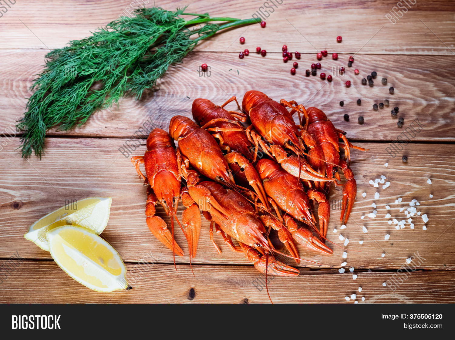Boiled Crayfish On Image & Photo (Free Trial) | Bigstock