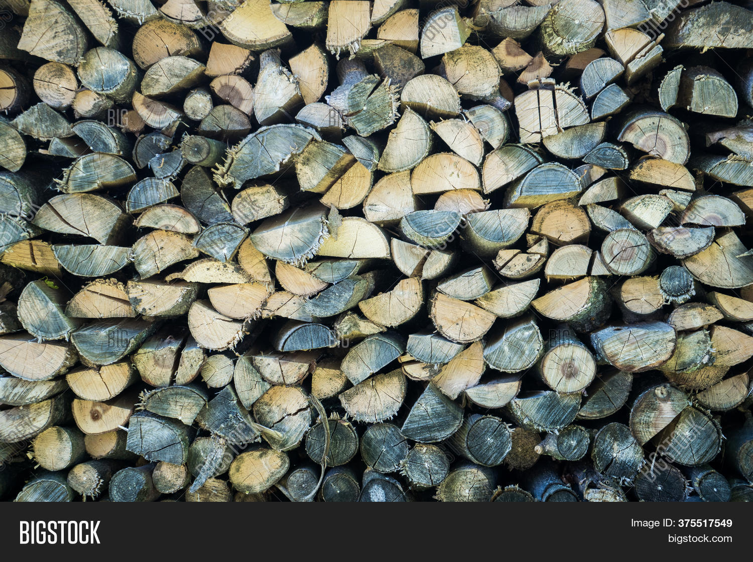 Wooden Logs Background Image & Photo (Free Trial) | Bigstock