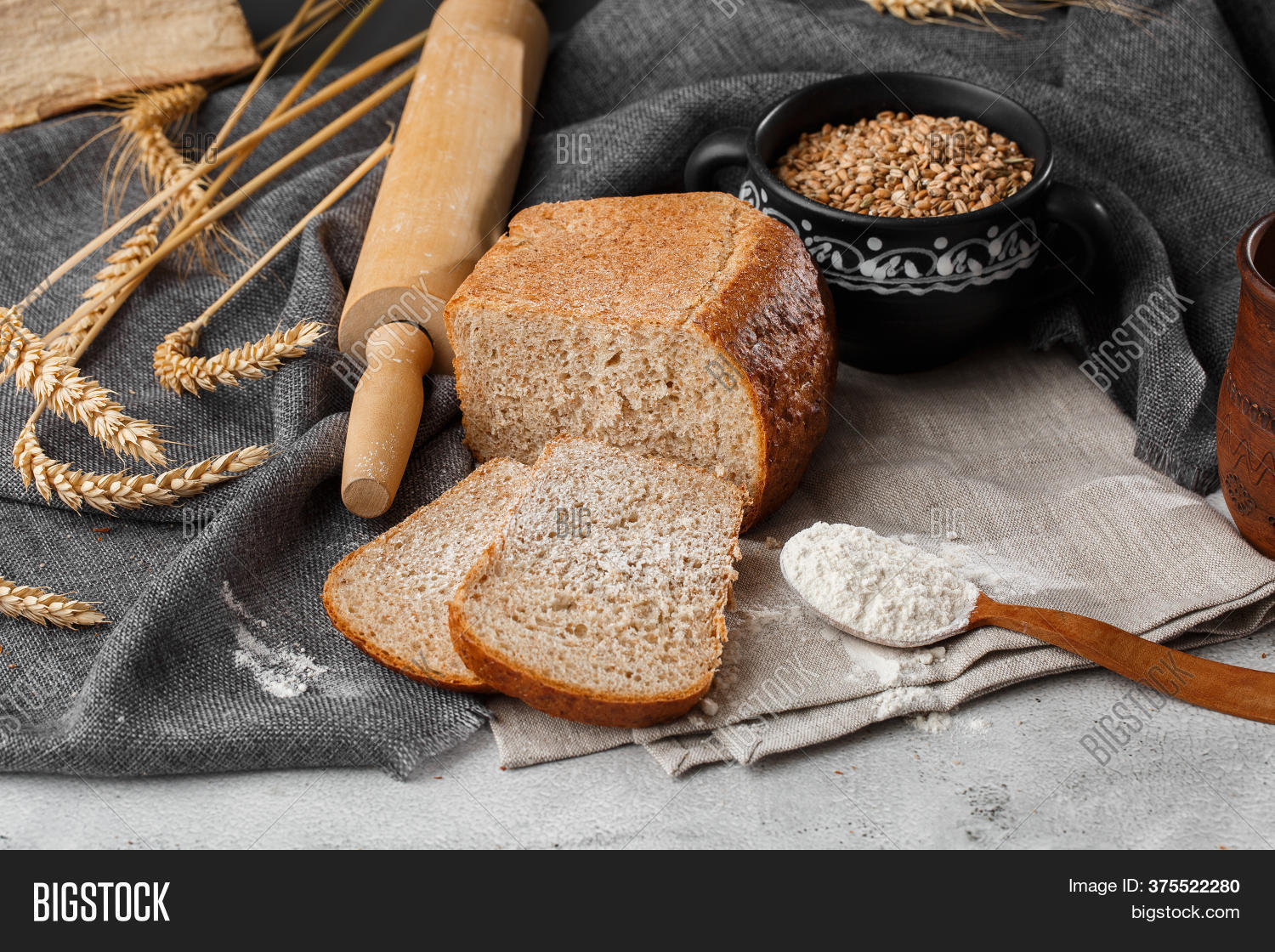 Close- Homemade Bread Image & Photo (Free Trial) | Bigstock