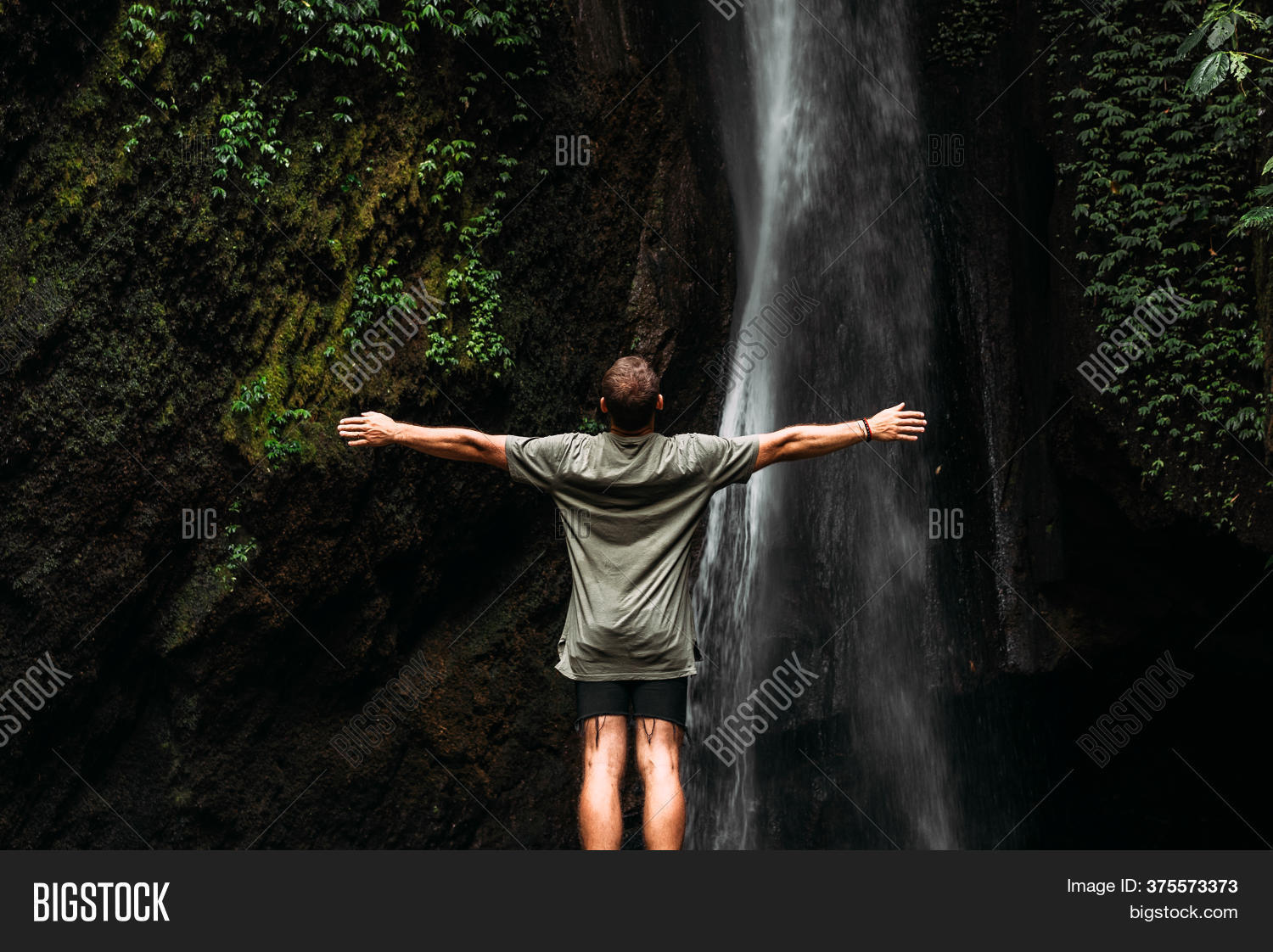 Back View Man Standing Image & Photo (Free Trial) | Bigstock